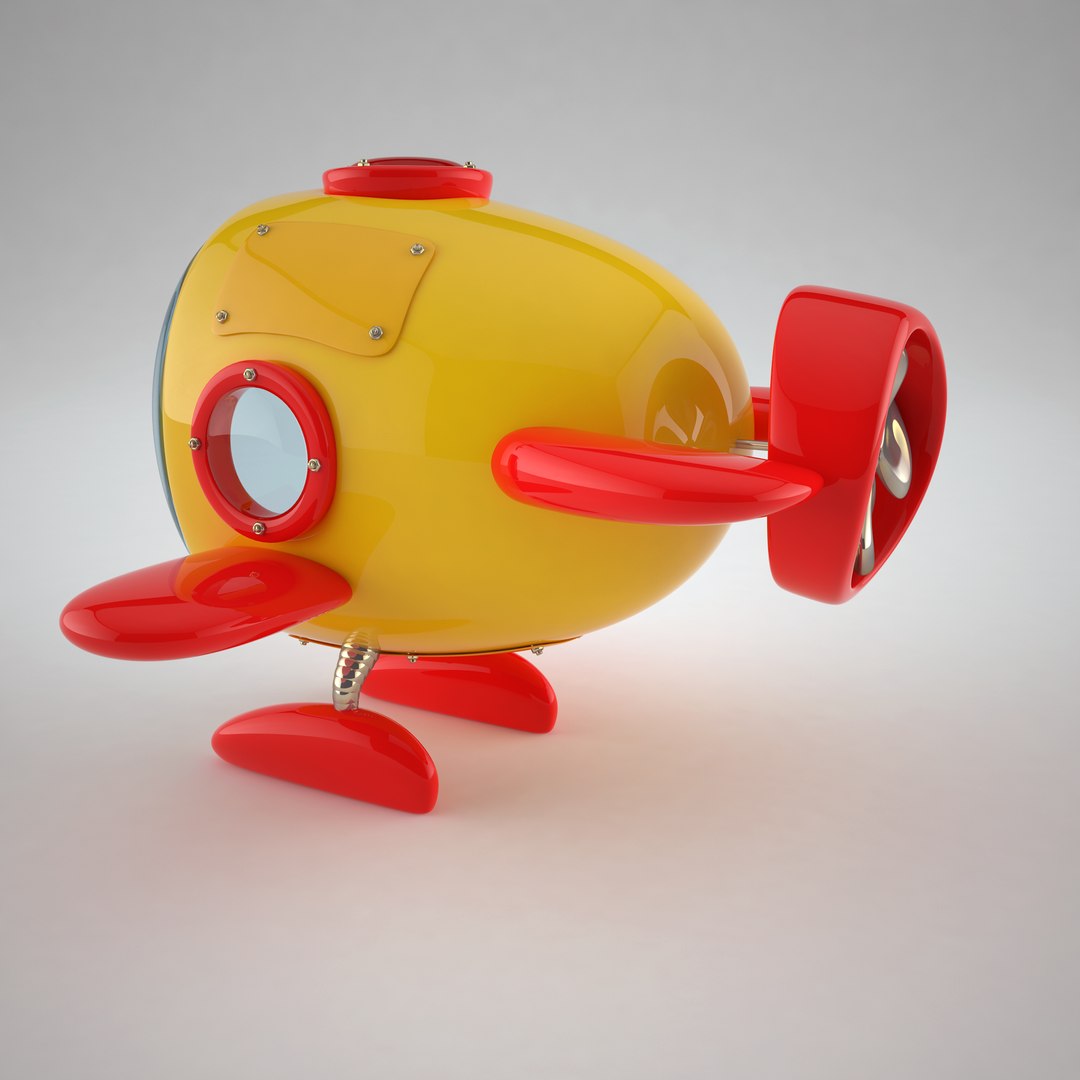 cartoon mini submarine 3d max