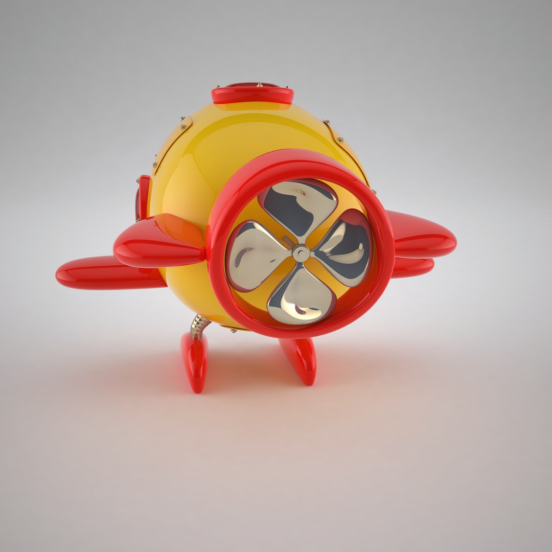 cartoon mini submarine 3d max