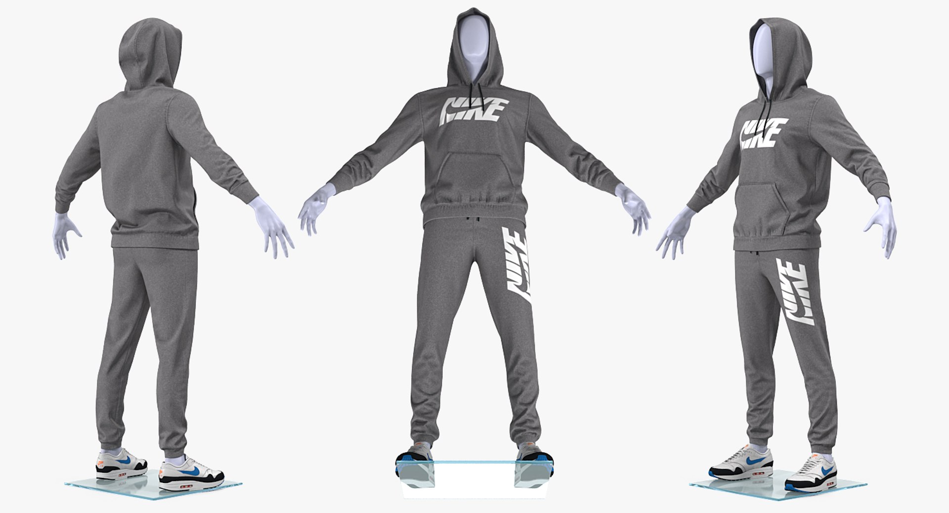 3D Nike Sportswear Suits Sports Model - TurboSquid 1468316