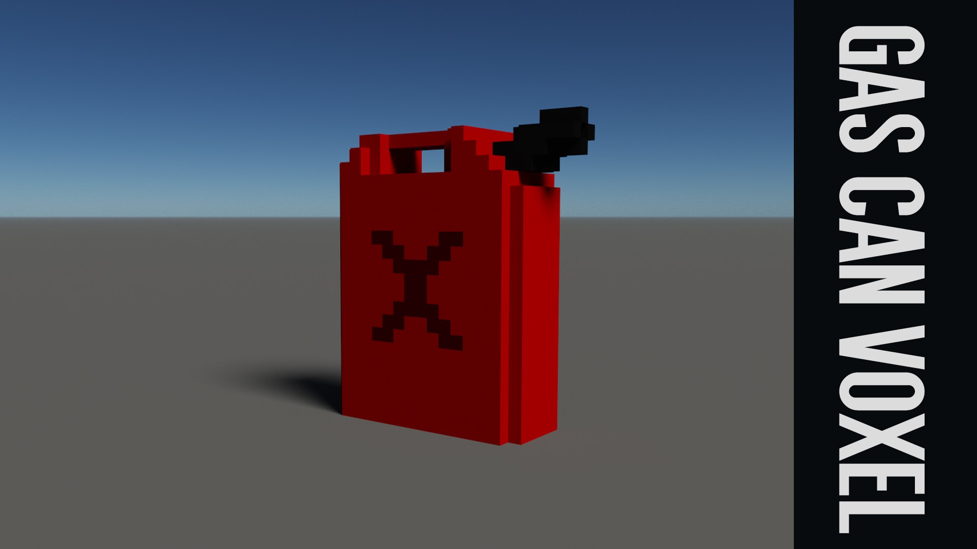 Gas Can Voxel Model - TurboSquid 1838242