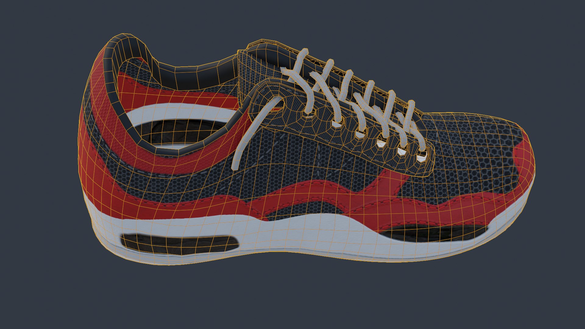 3D Sneaker Low Poly - TurboSquid 1873605