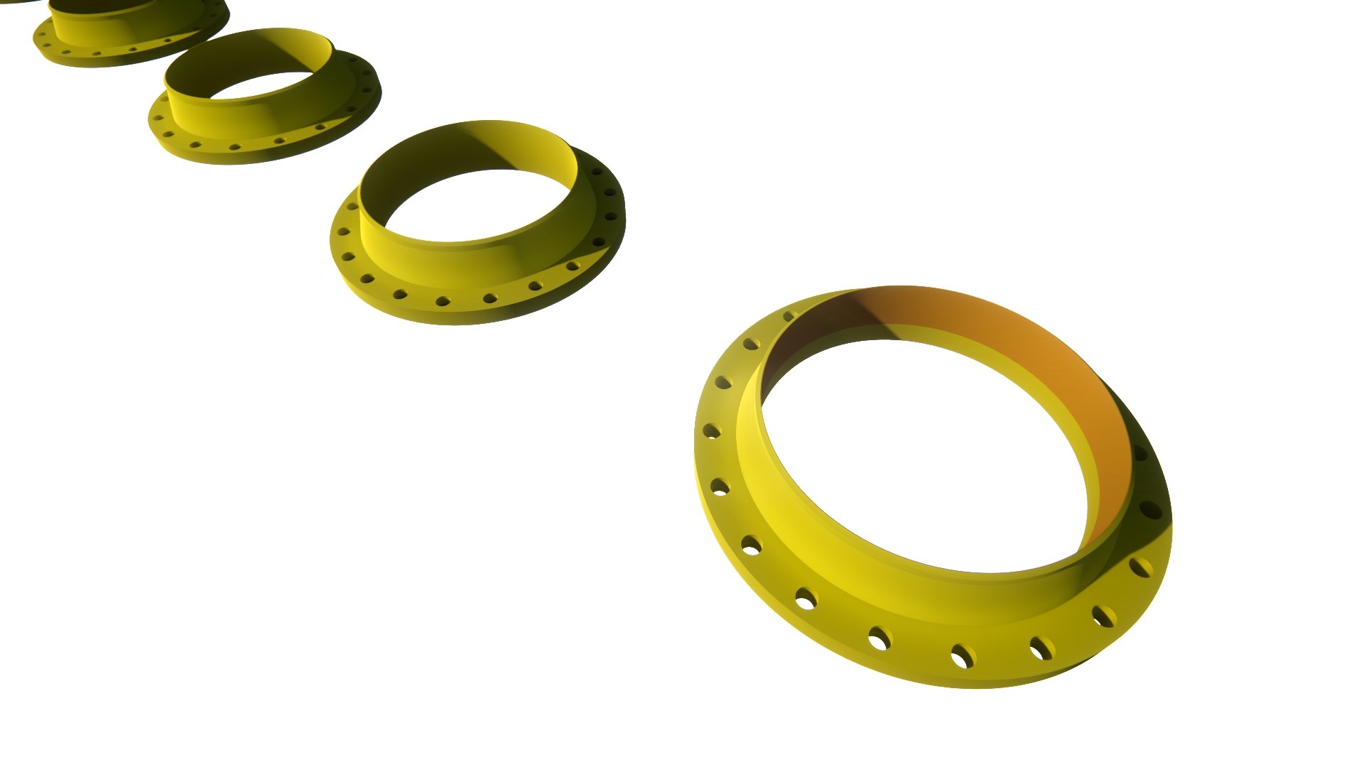 웰드넥 플랜지 05-24inch 3D 모델 - TurboSquid 2162497