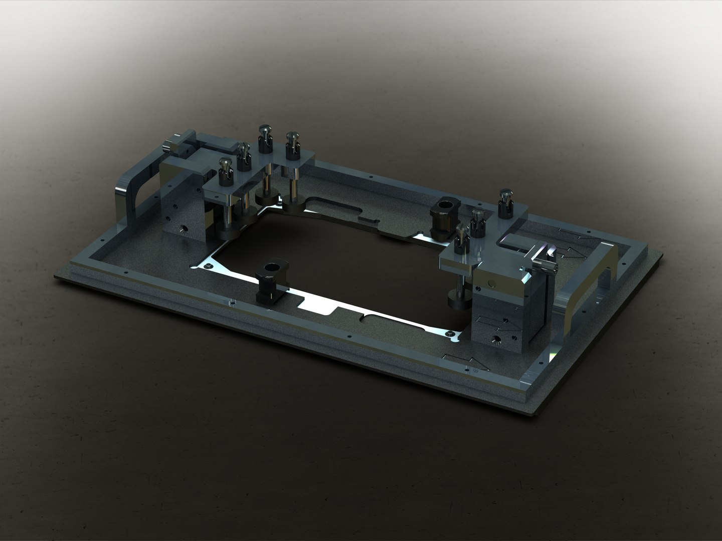3D PCB Wave Soldering Pallet MOD5010 - TurboSquid 2176818