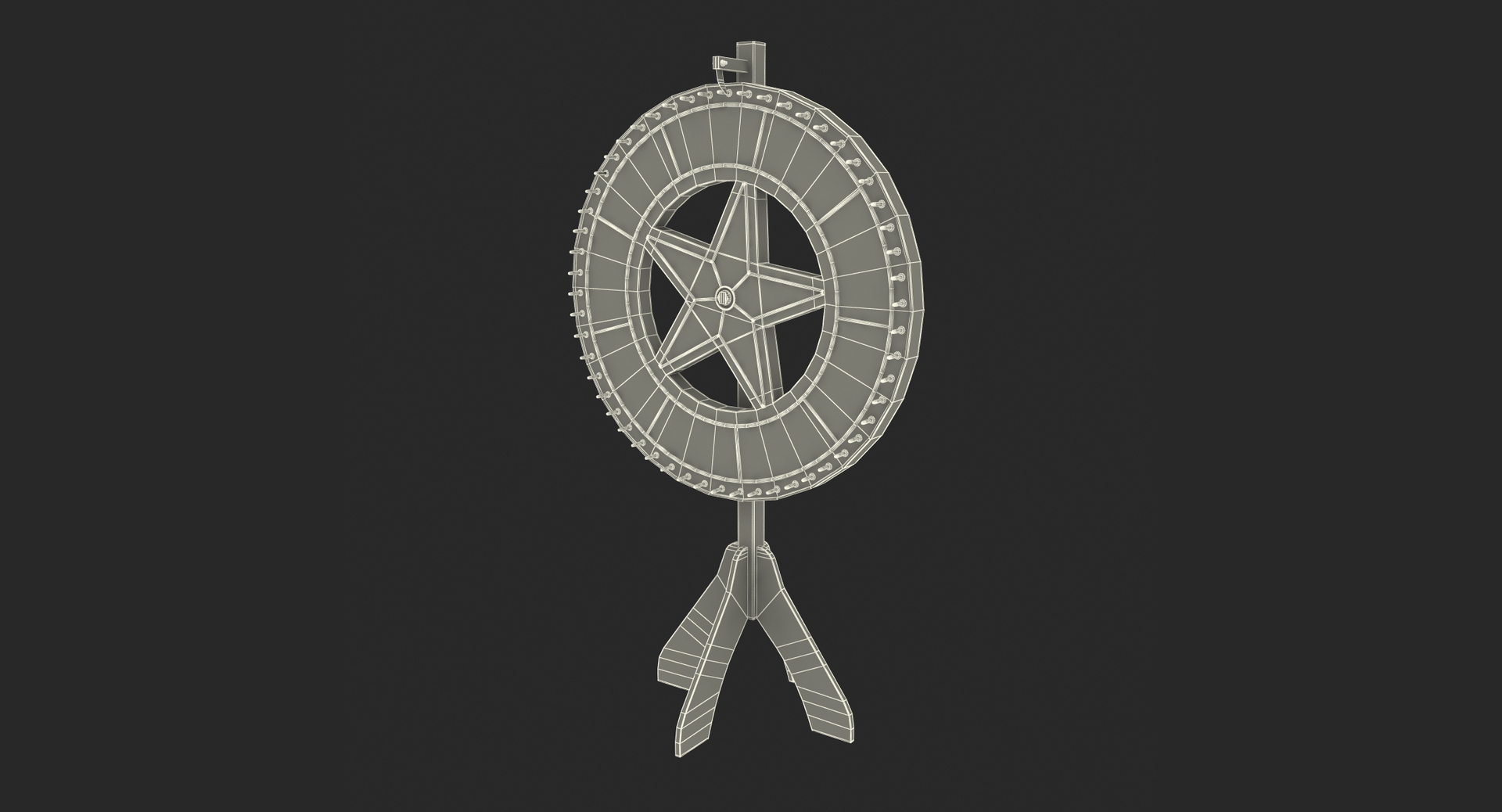 Wheel Fortune Stand Model - TurboSquid 1203323