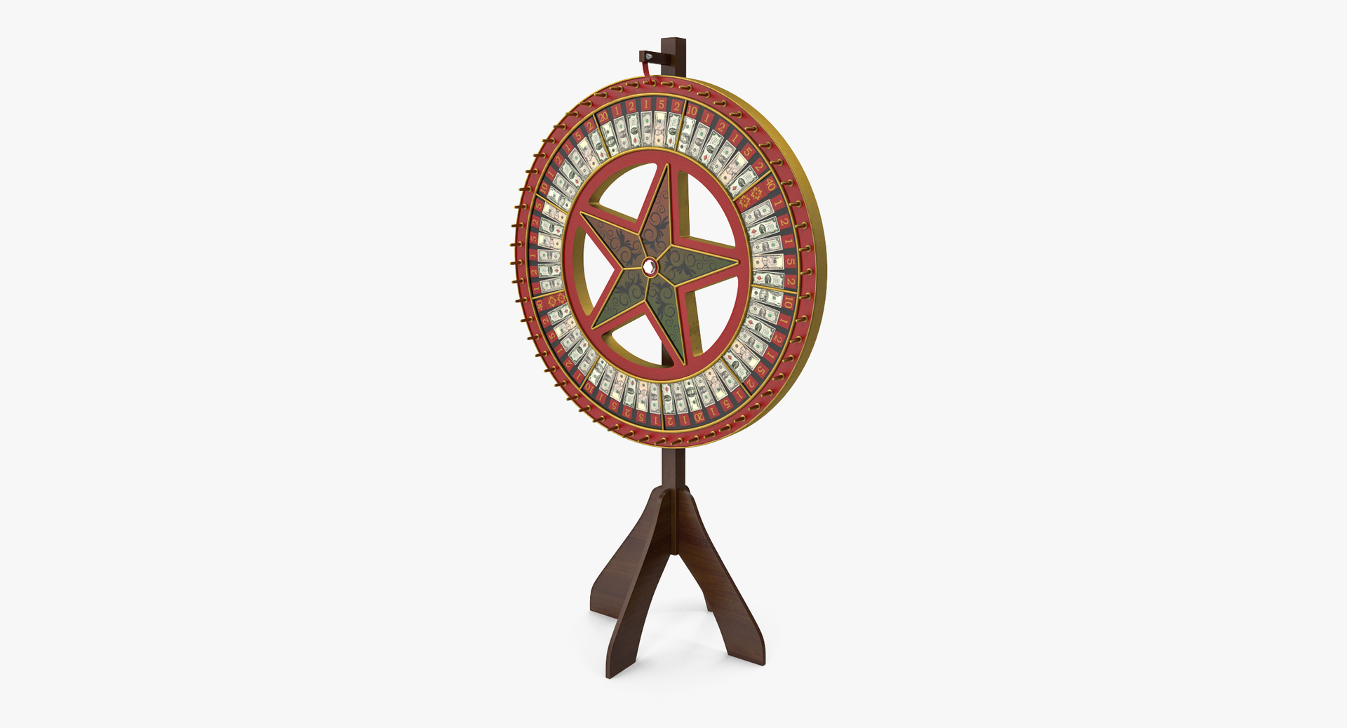 Wheel Fortune Stand Model - TurboSquid 1203323