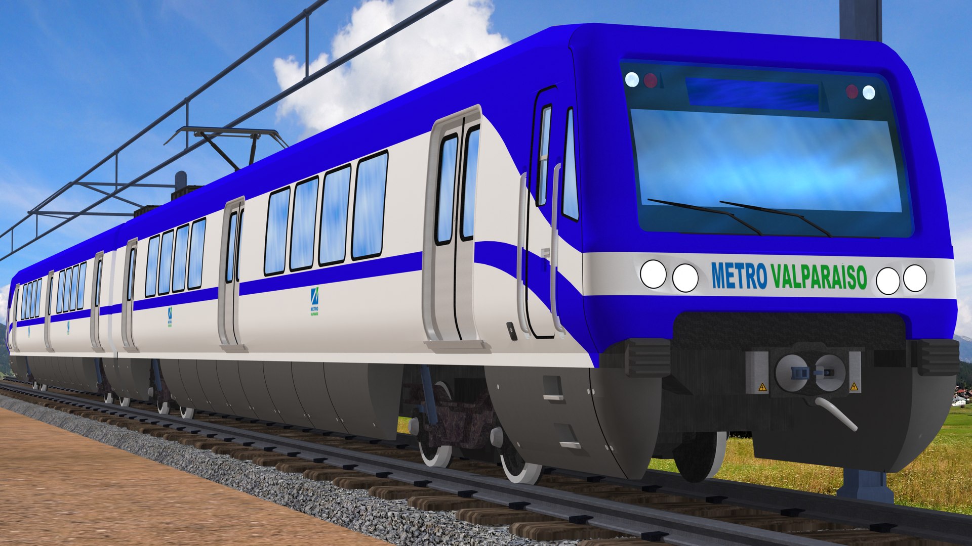 Alstom Xtrapolis 100 - Electric Passenger Train - Metro Valparaiso ...