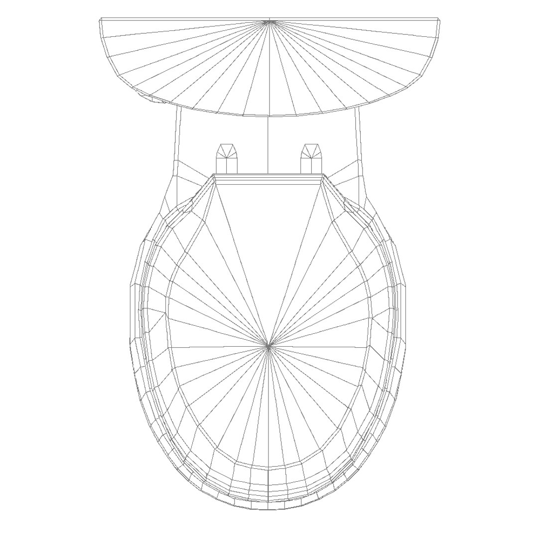 Toilet Polys Unity 3D Model - TurboSquid 1276988