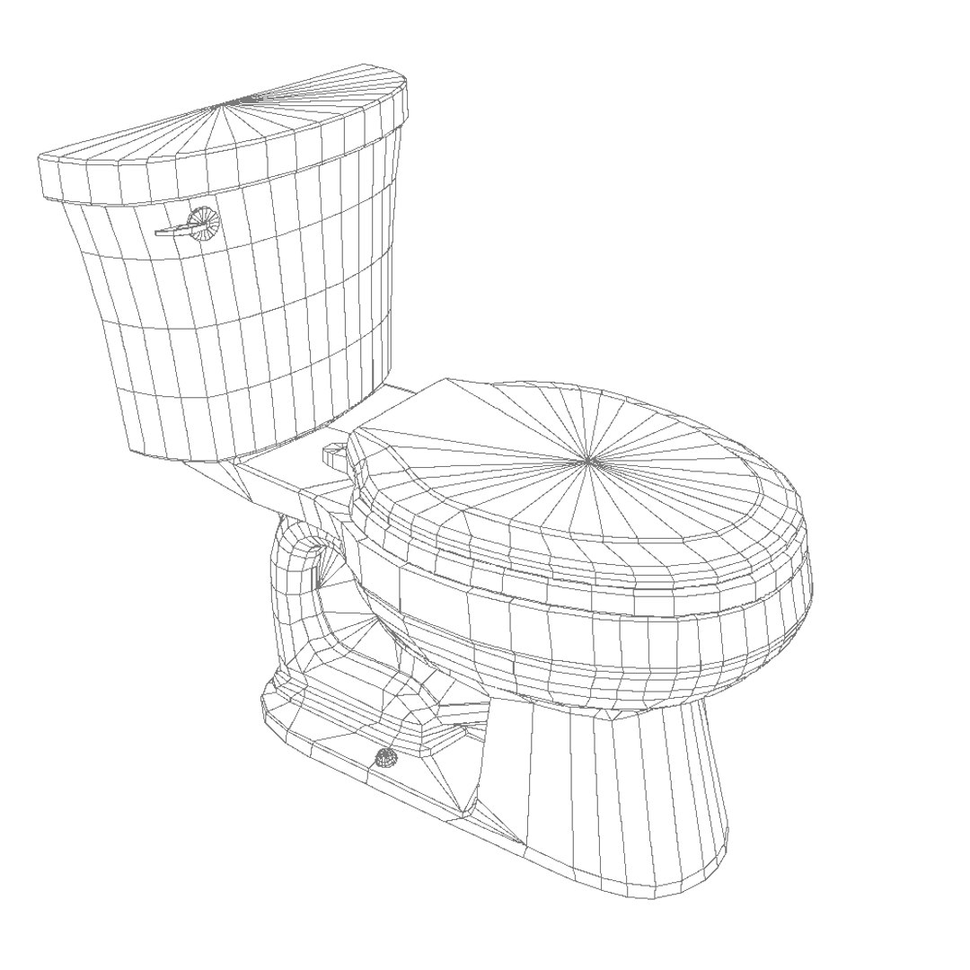 Toilet Polys Unity 3D Model - TurboSquid 1276988