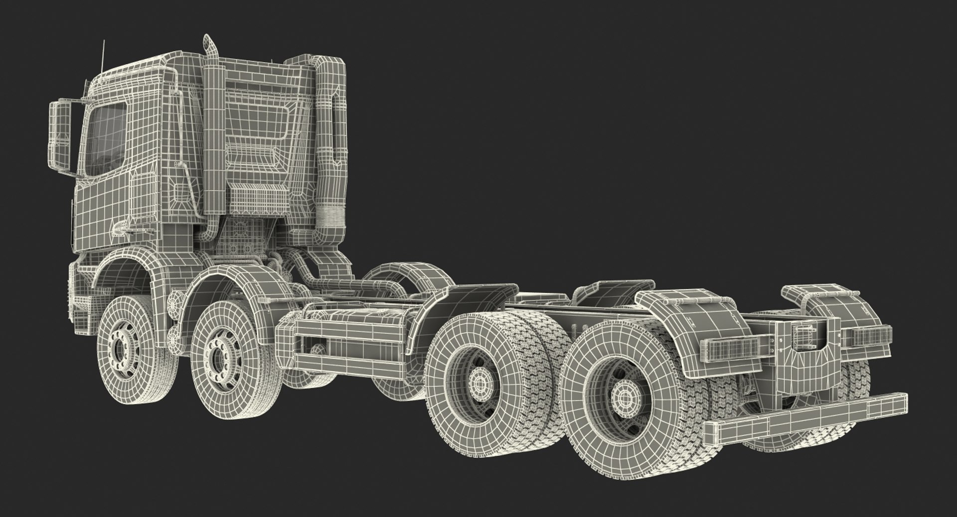 Mercedes Benz Arocs 8x8 3D Model - TurboSquid 1414096