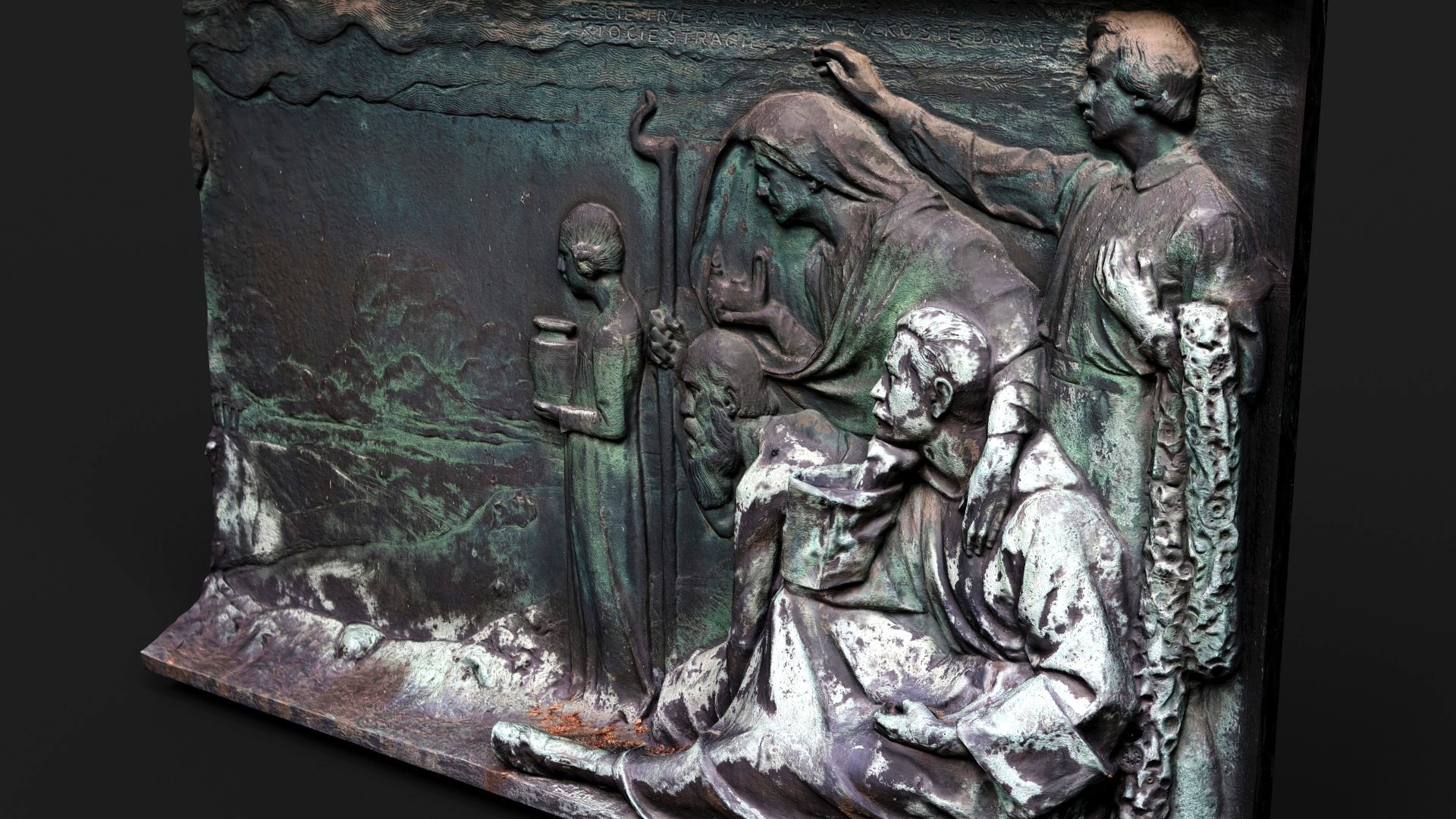 3D Model Wall Old Sculpture Metal Panel PBR Photogrammetry - TurboSquid ...