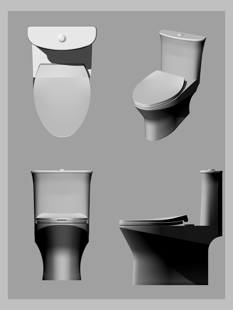 Toilet Wc 3D Model - TurboSquid 1474066