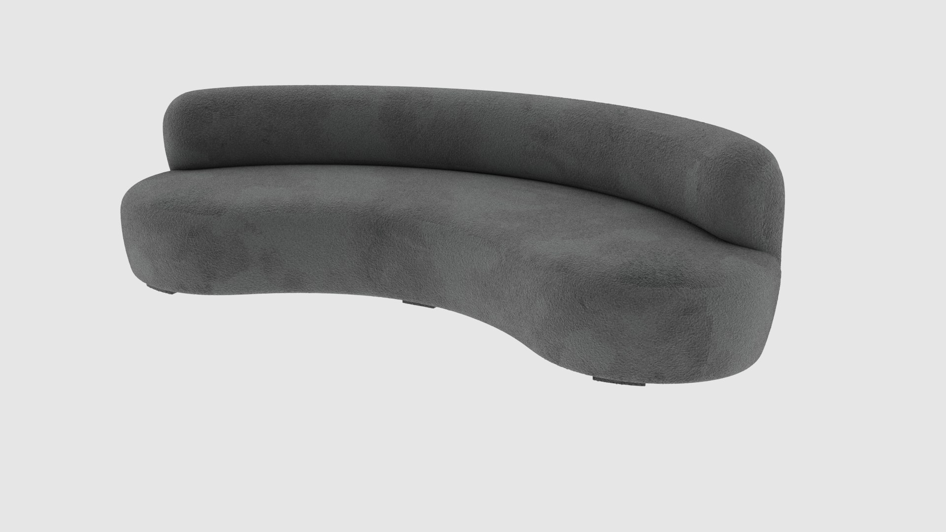 Curve Sofa 3D model - TurboSquid 2174875