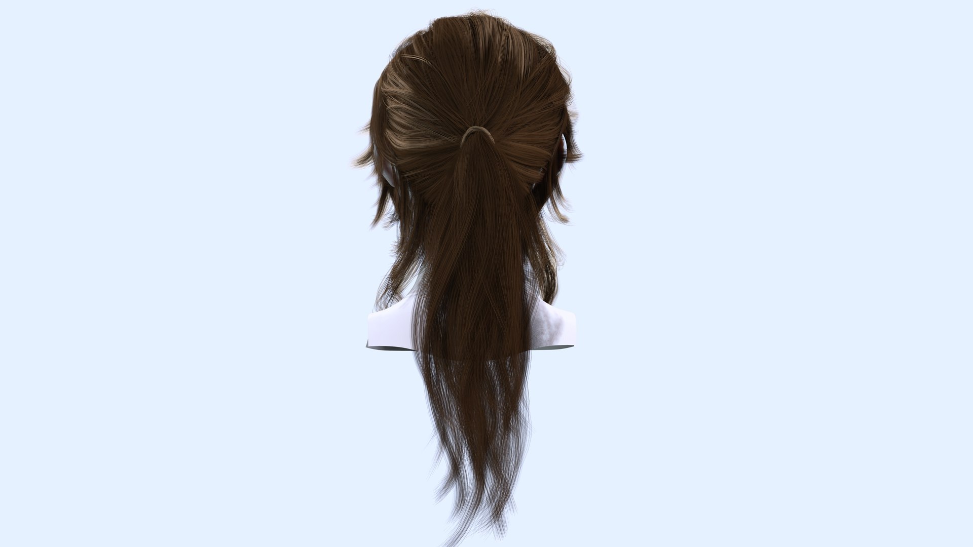 3D real woman pack game cards modular hawk haircut time curly hairs ...