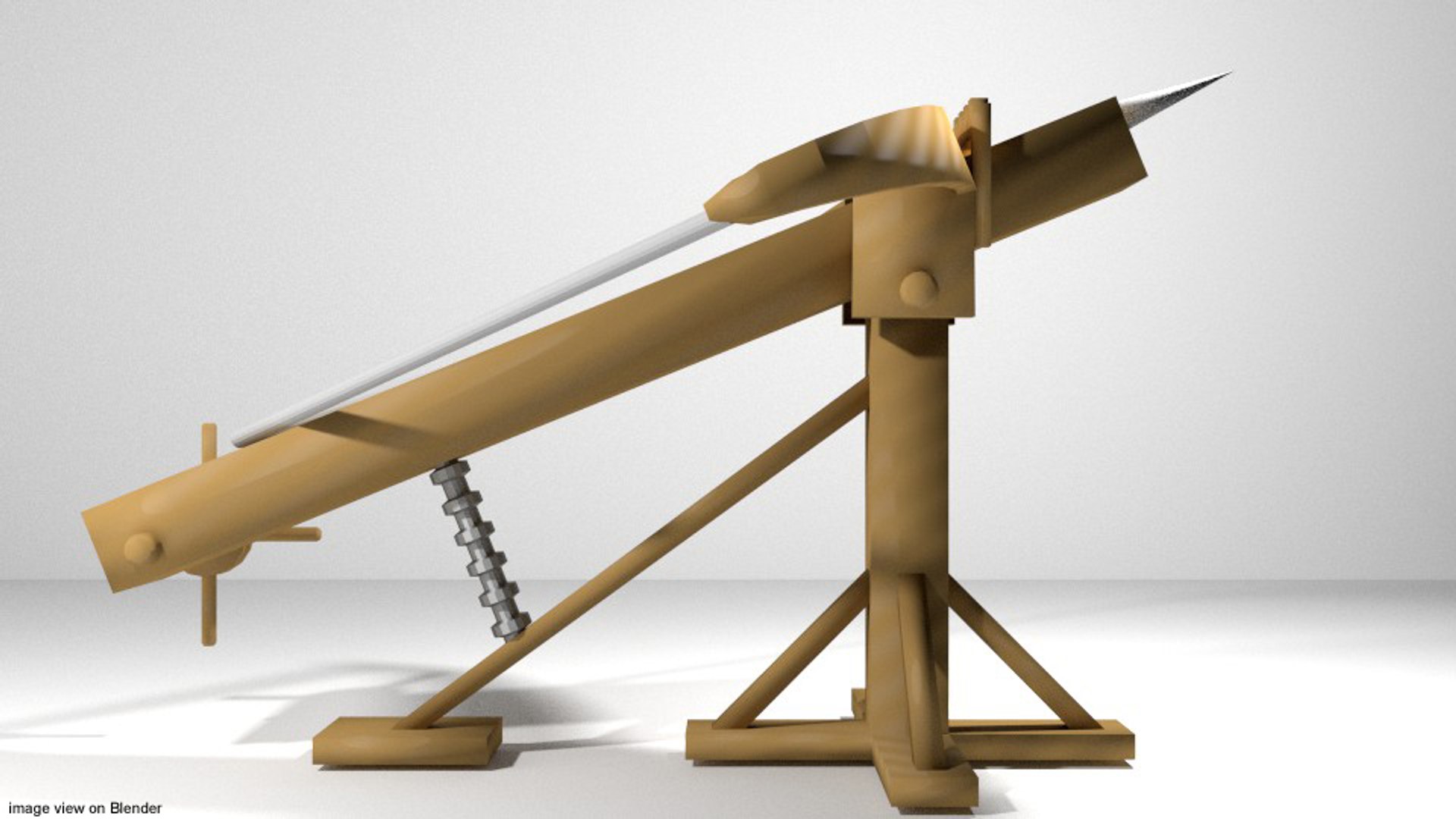 ballista siege medieval 3d 3ds