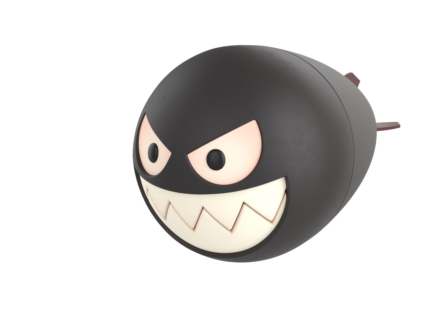 3D Model Character240 Cartoon Torpedo - TurboSquid 2060099