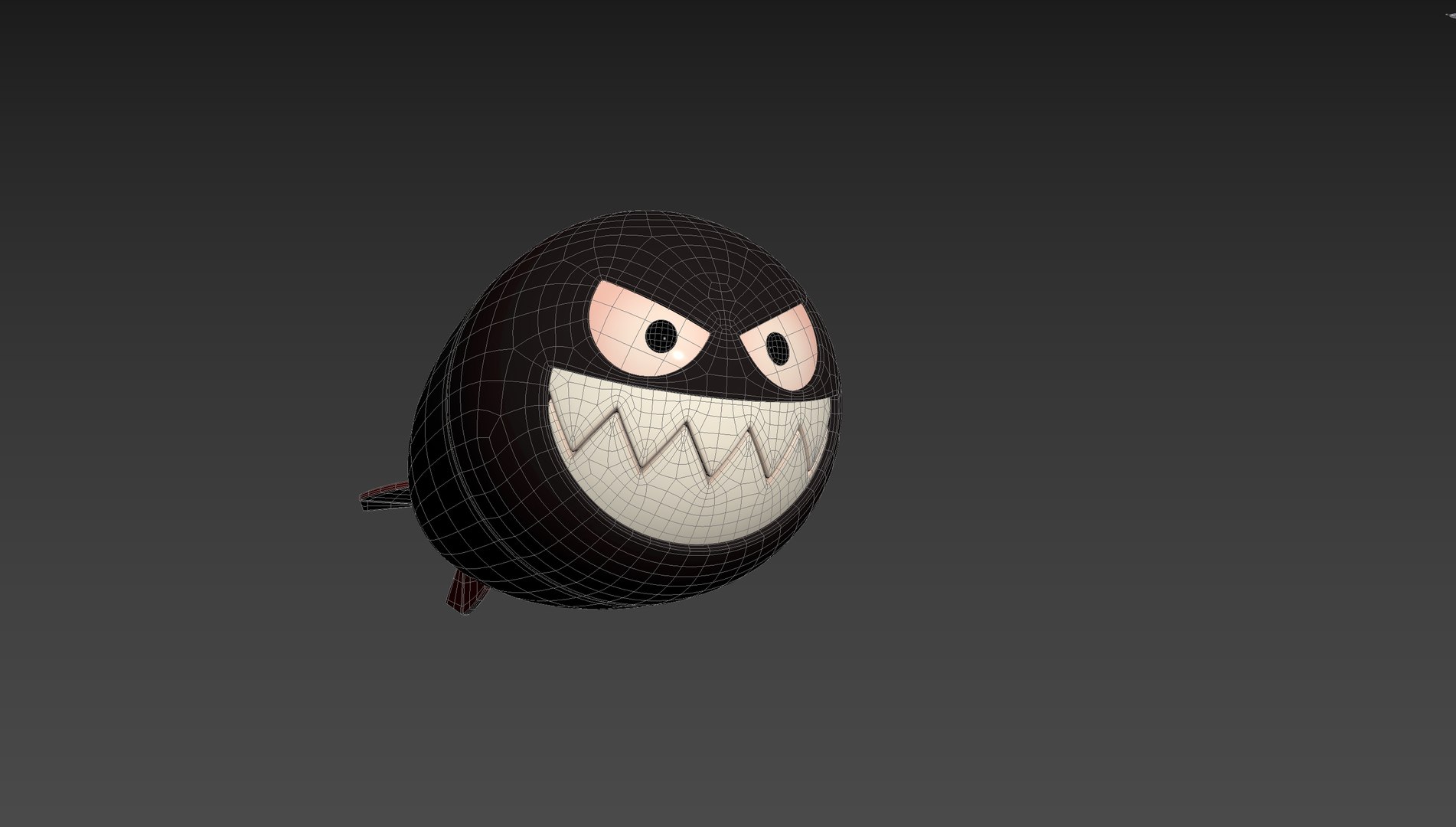 3D Model Character240 Cartoon Torpedo - TurboSquid 2060099