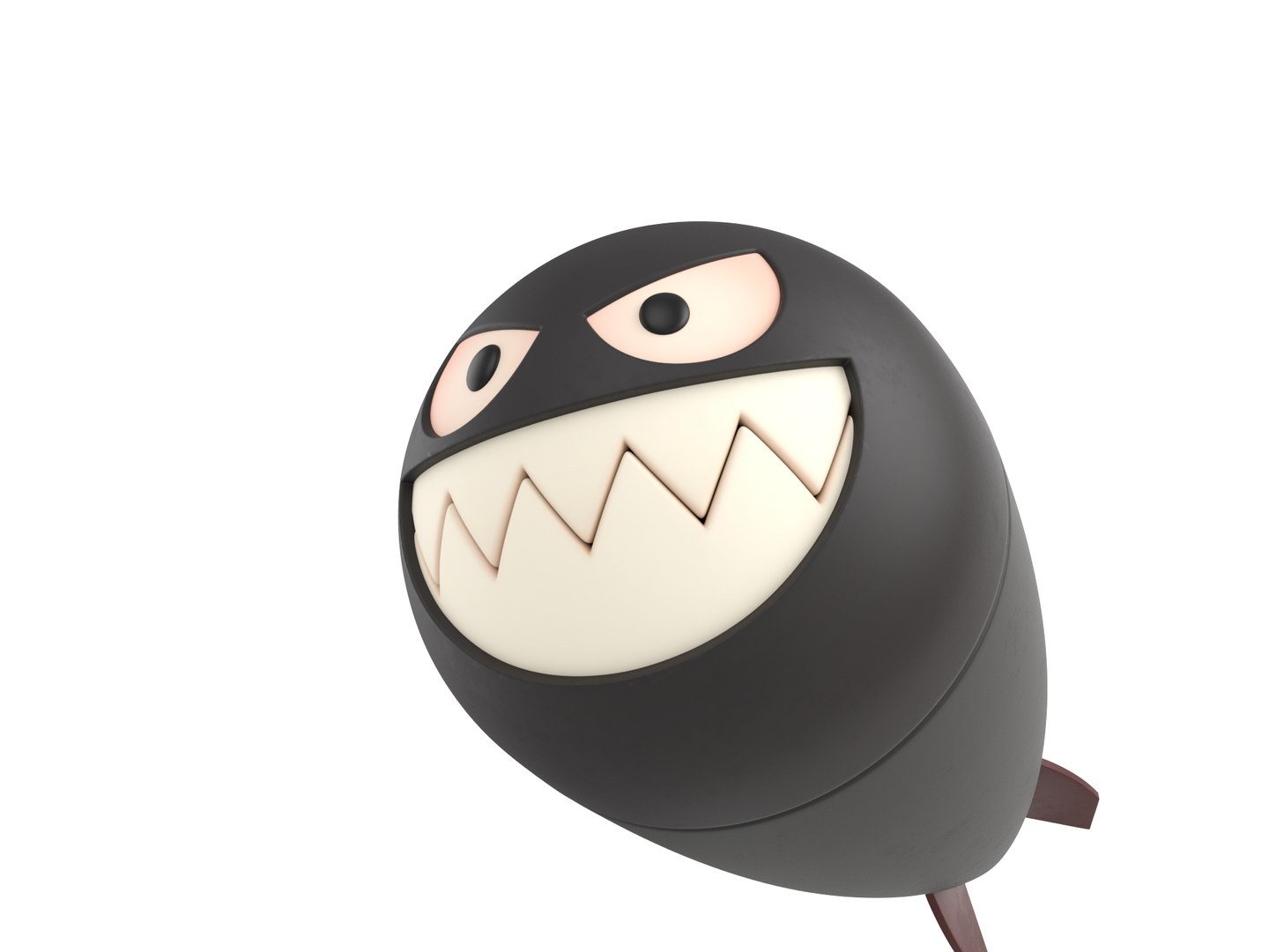 3D Model Character240 Cartoon Torpedo - TurboSquid 2060099