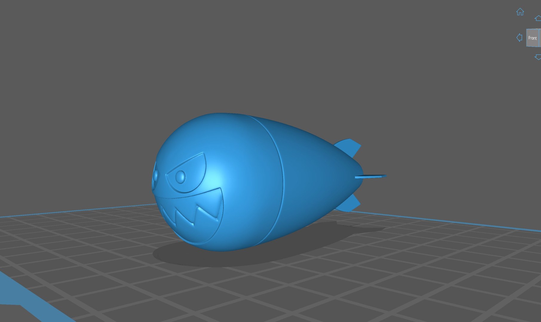 3D Model Character240 Cartoon Torpedo - TurboSquid 2060099