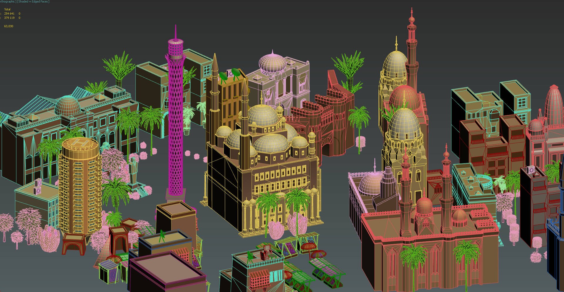3D Arab Cairo Model - TurboSquid 1232052