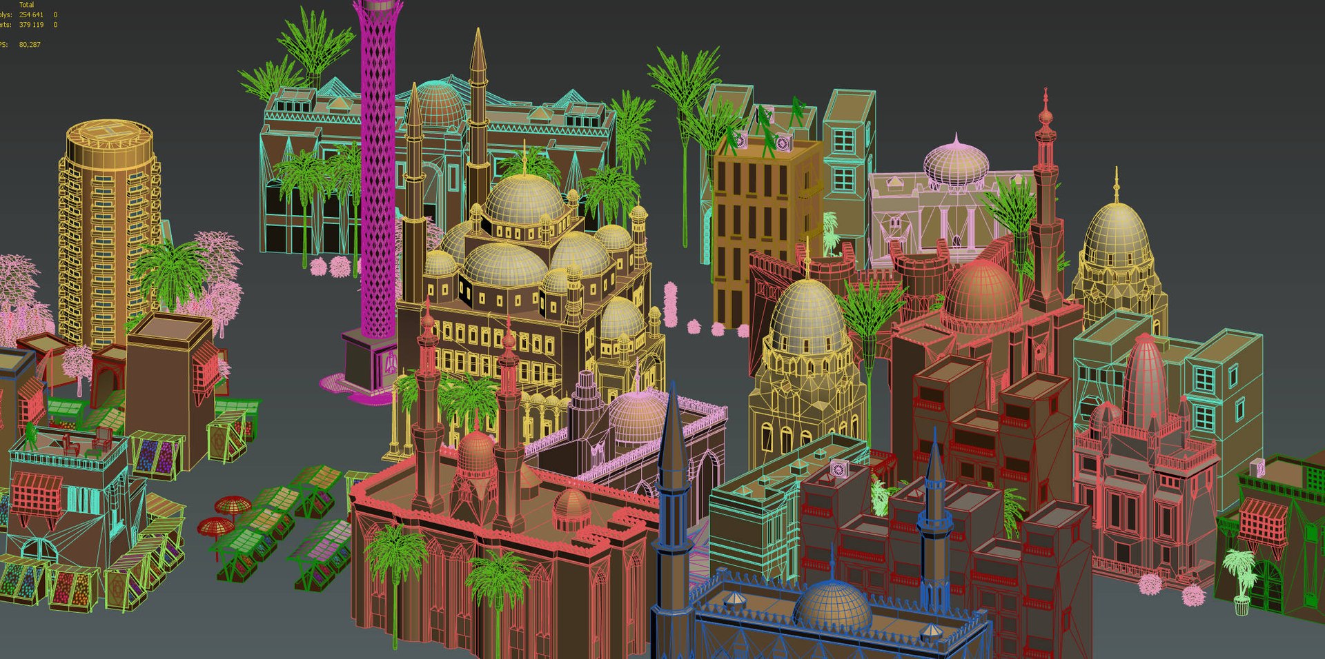 3D Arab Cairo Model - TurboSquid 1232052