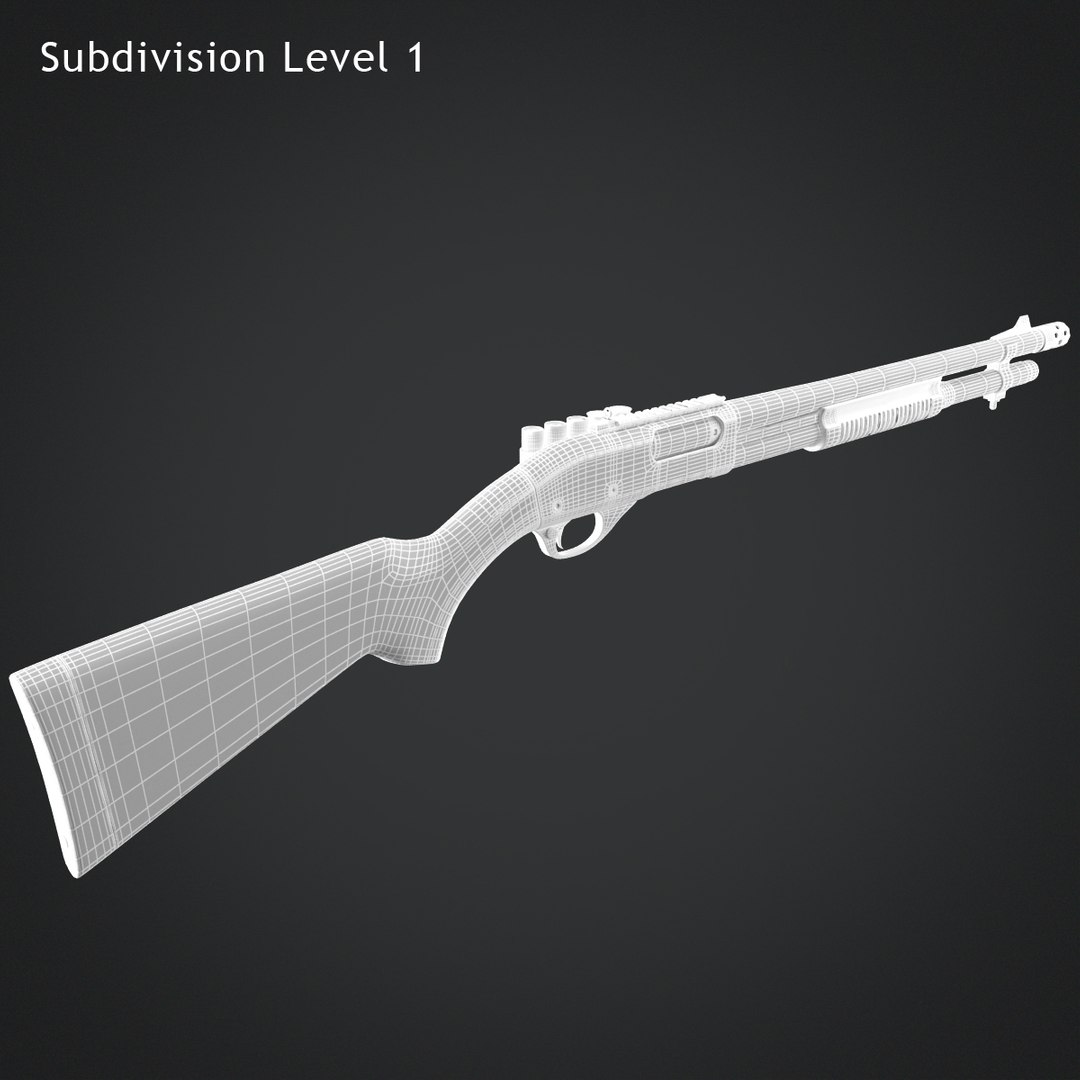 Remington 870 3D Model - TurboSquid 1212196
