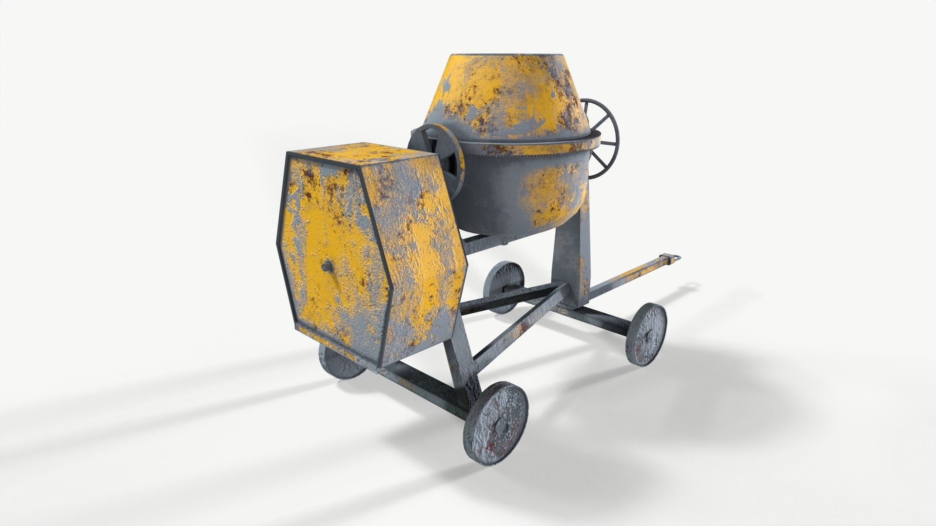 Concreate Mixer 3D Model - TurboSquid 2359296