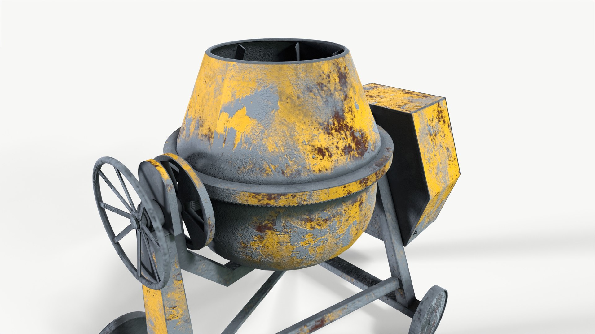 Concreate Mixer 3D Model - TurboSquid 2359296