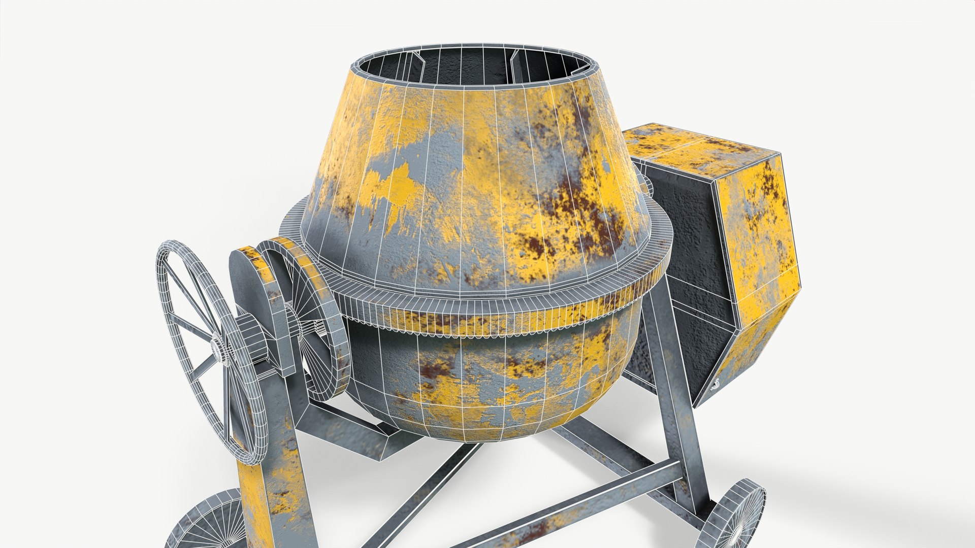 Concreate Mixer 3D Model - TurboSquid 2359296