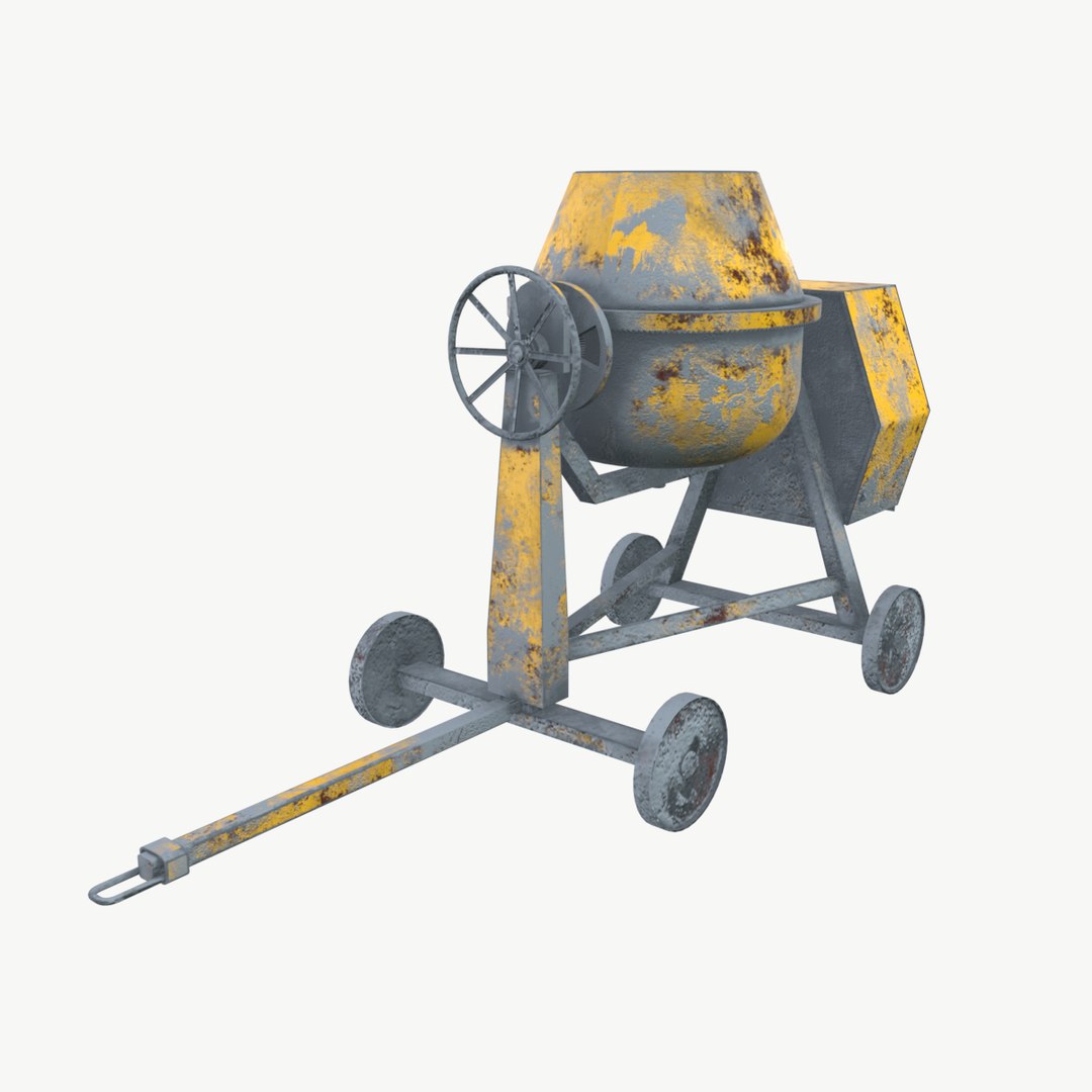 Concreate Mixer 3D Model - TurboSquid 2359296
