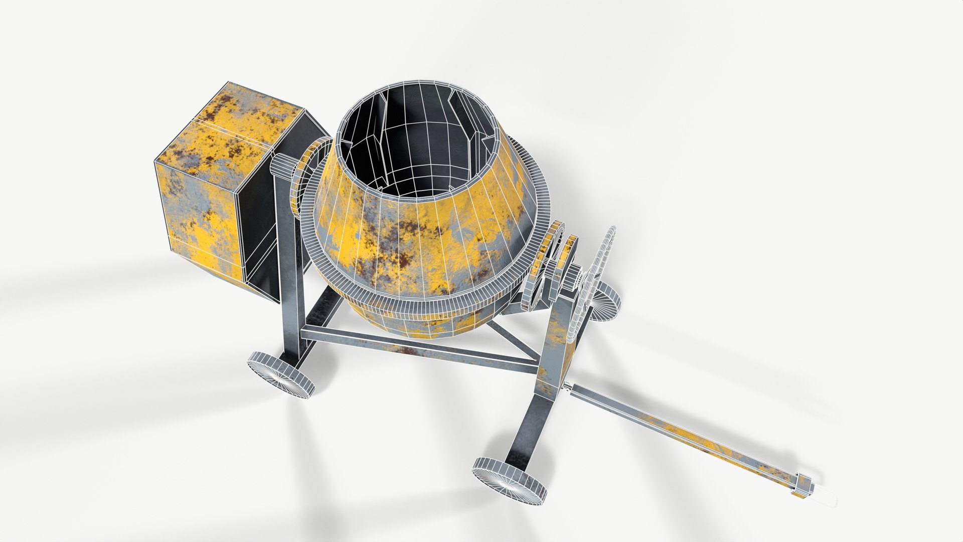 Concreate Mixer 3D Model - TurboSquid 2359296