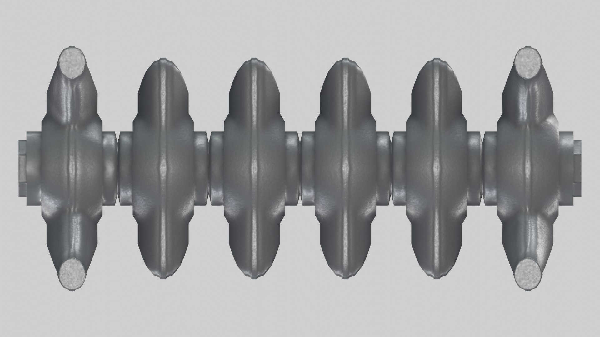 Epoca Cast Iron Radiator 2C6 3D Model - TurboSquid 2357460