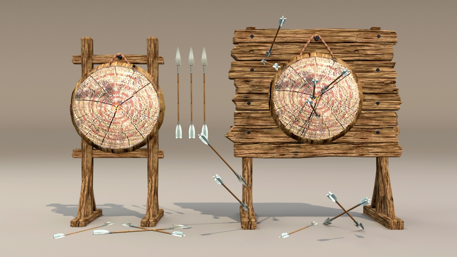 3D Target Arrow - TurboSquid 1361358