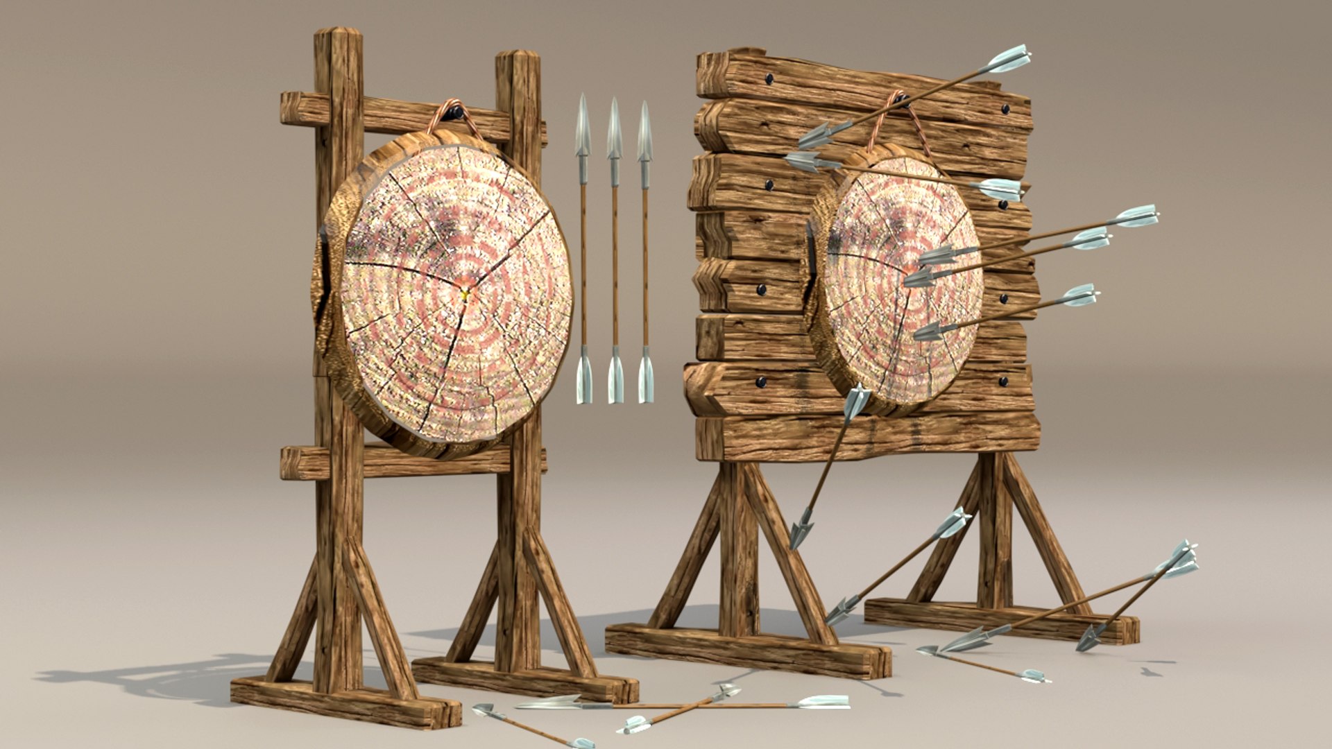 3D Target Arrow - TurboSquid 1361358