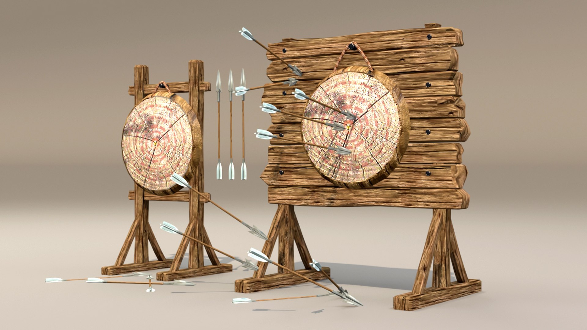 3D Target Arrow - TurboSquid 1361358