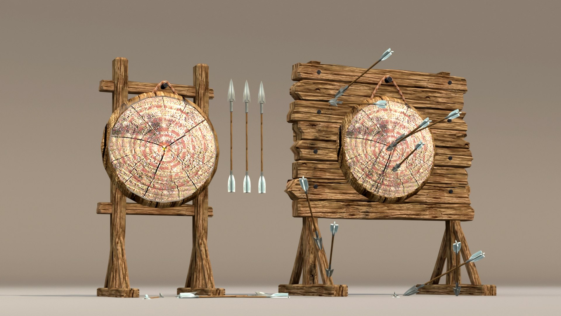 3D Target Arrow - TurboSquid 1361358