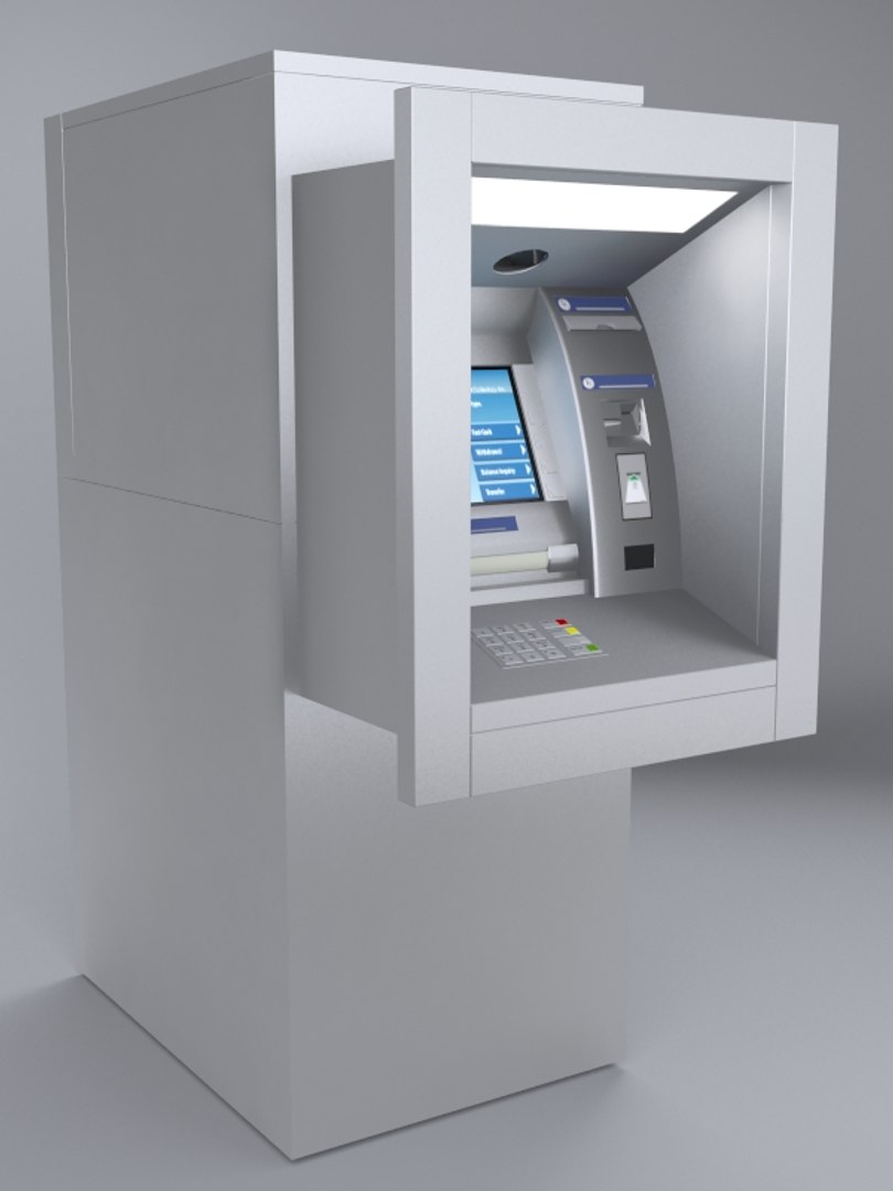 Atm Machine Wincor Nixdorf Model - TurboSquid 1270158