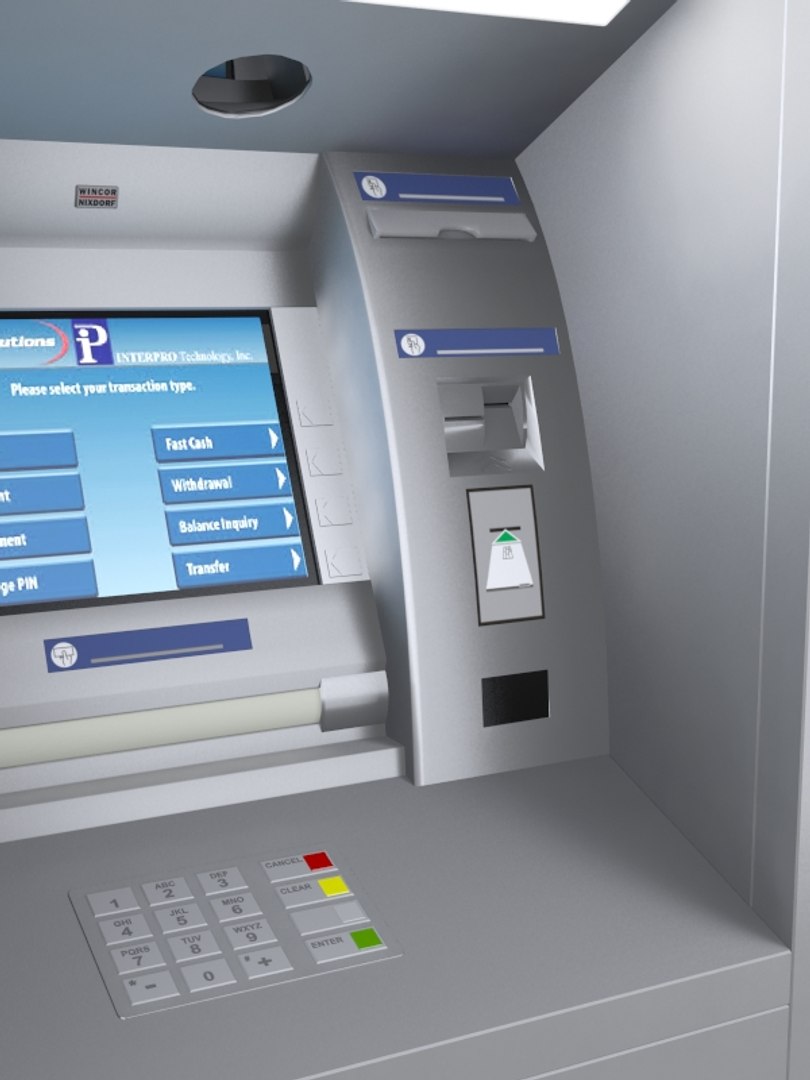 Atm Machine Wincor Nixdorf Model - TurboSquid 1270158