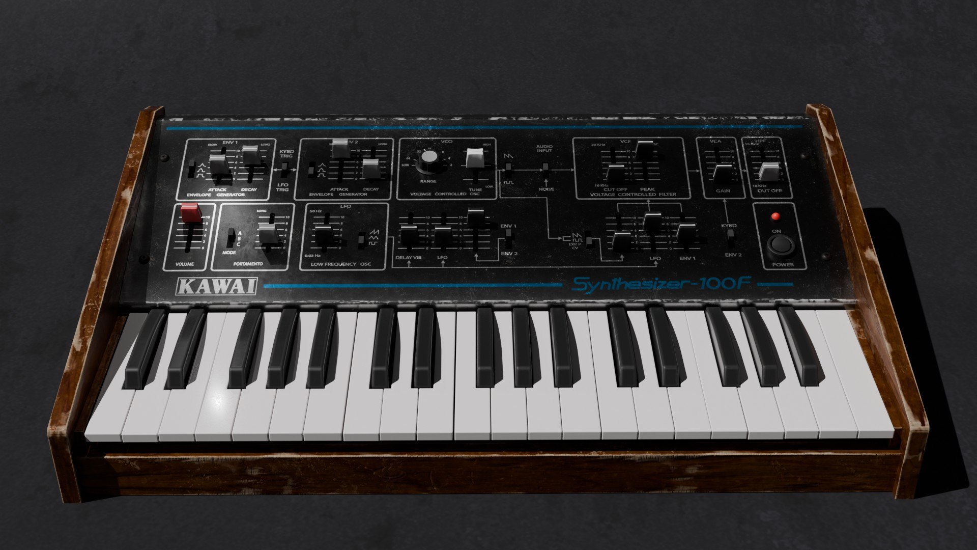3D Model Synthesizer Vintage Colletion - TurboSquid 2377934