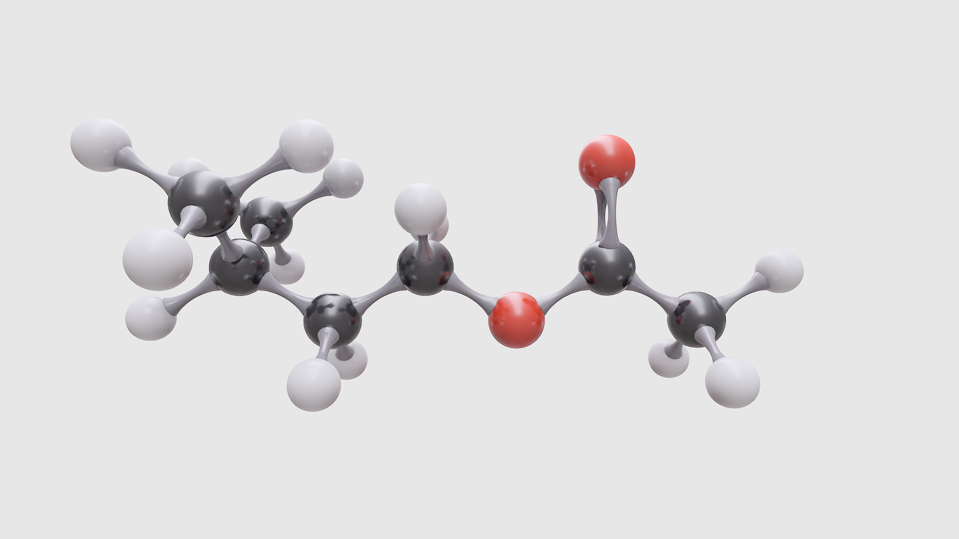 Isoamyl Acetate Molecule With PBR 4K 8K 3D Model - TurboSquid 1944269