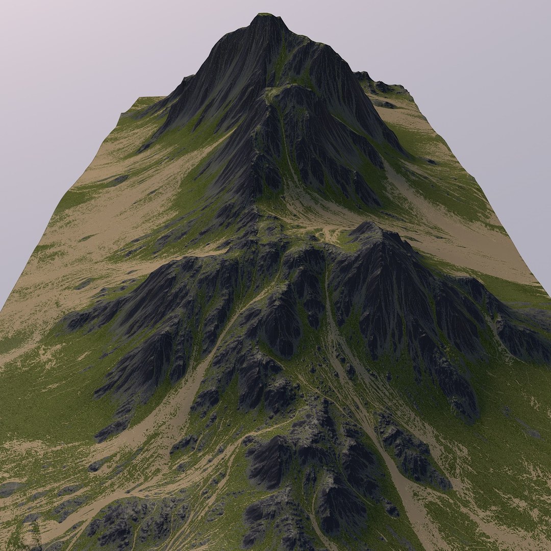 3D Mountain Terrain - TurboSquid 1183447