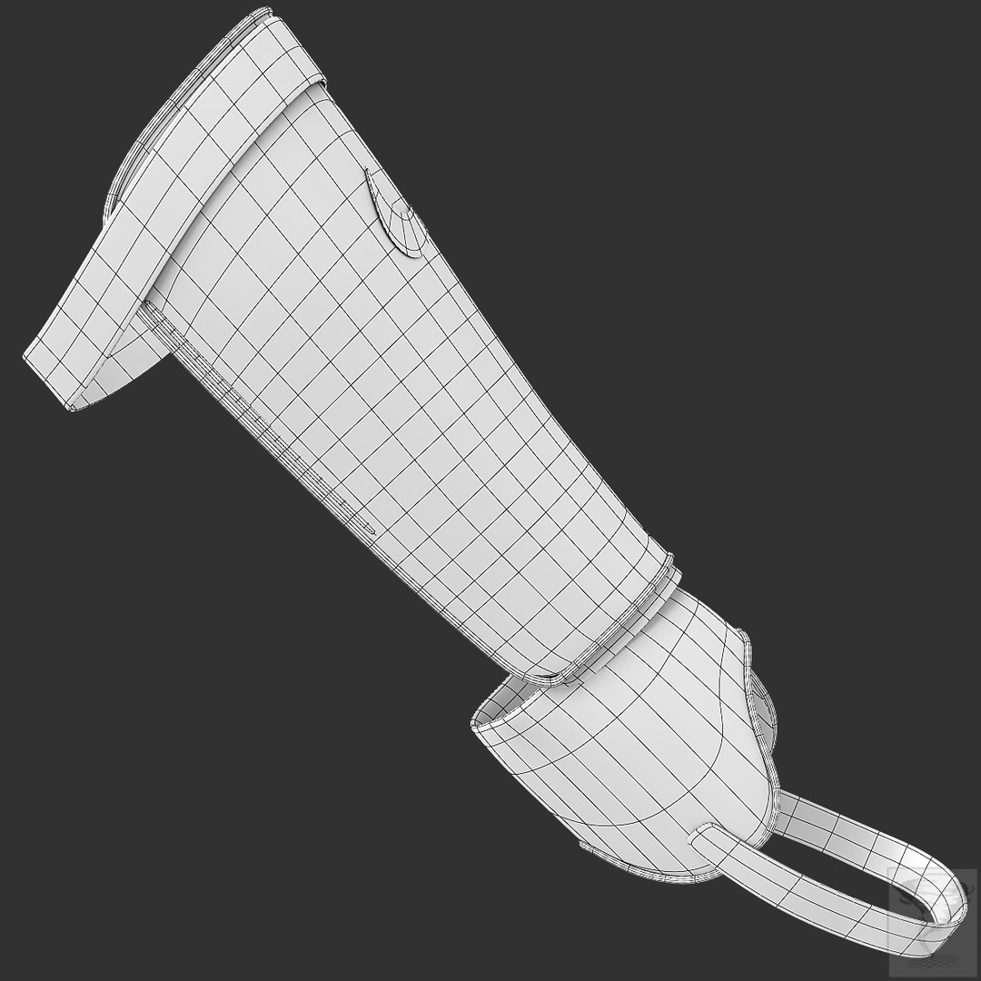 Soccer Shin Protector Nike 3d Model