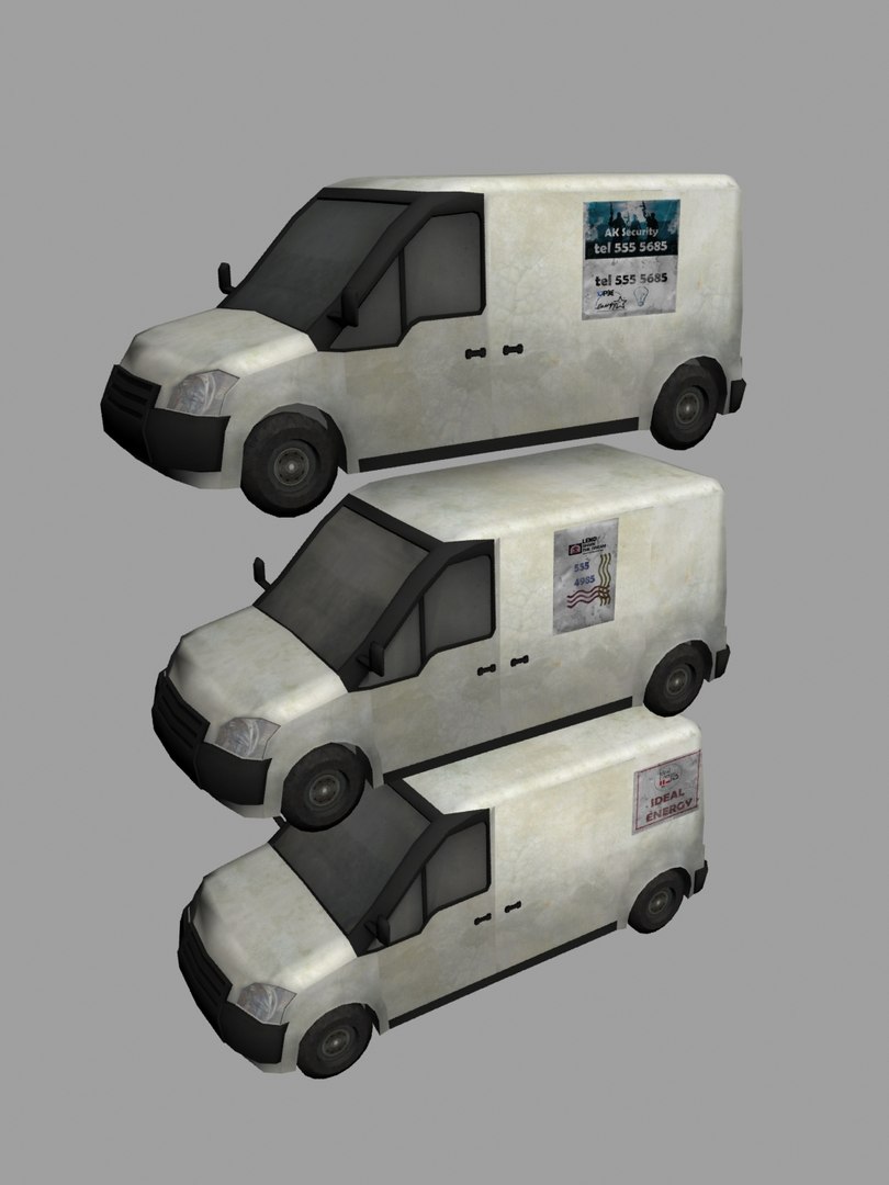 3d Model Transit Van