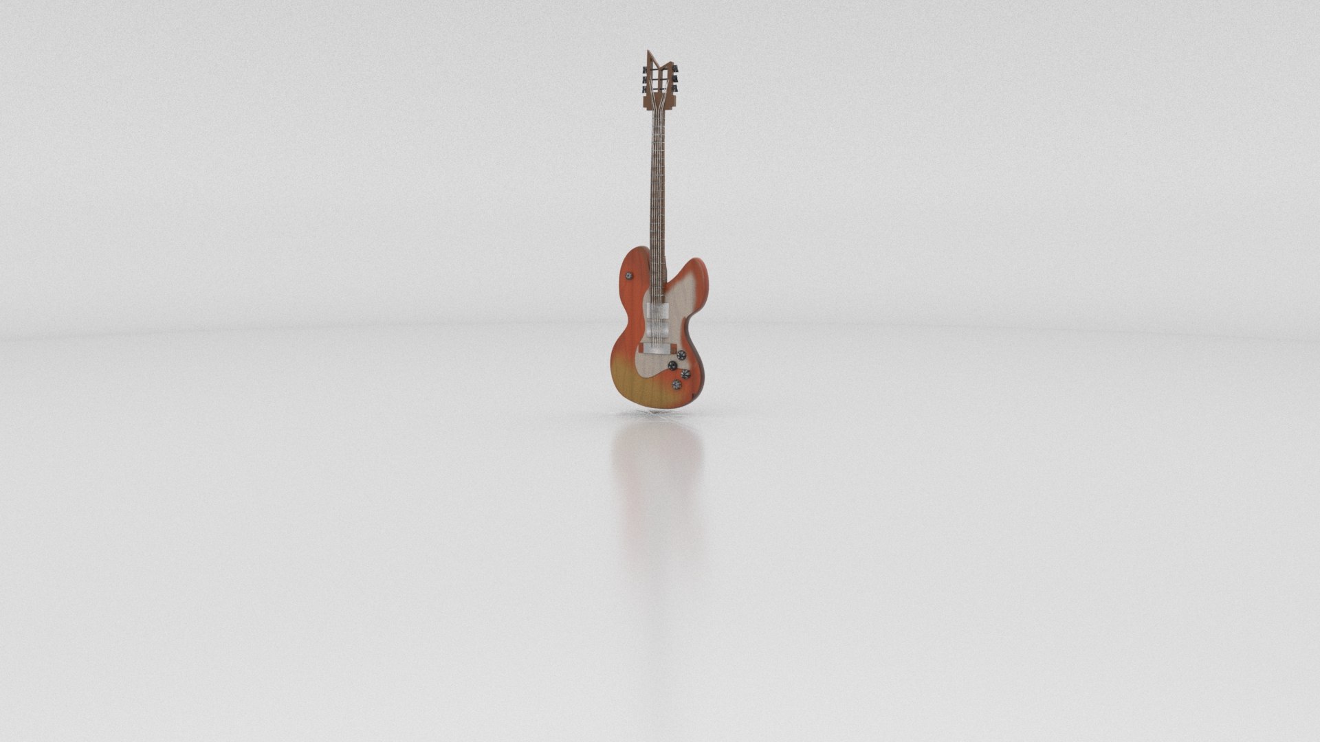 Guitar Cartoon Stylized 3D Model - TurboSquid 2213256