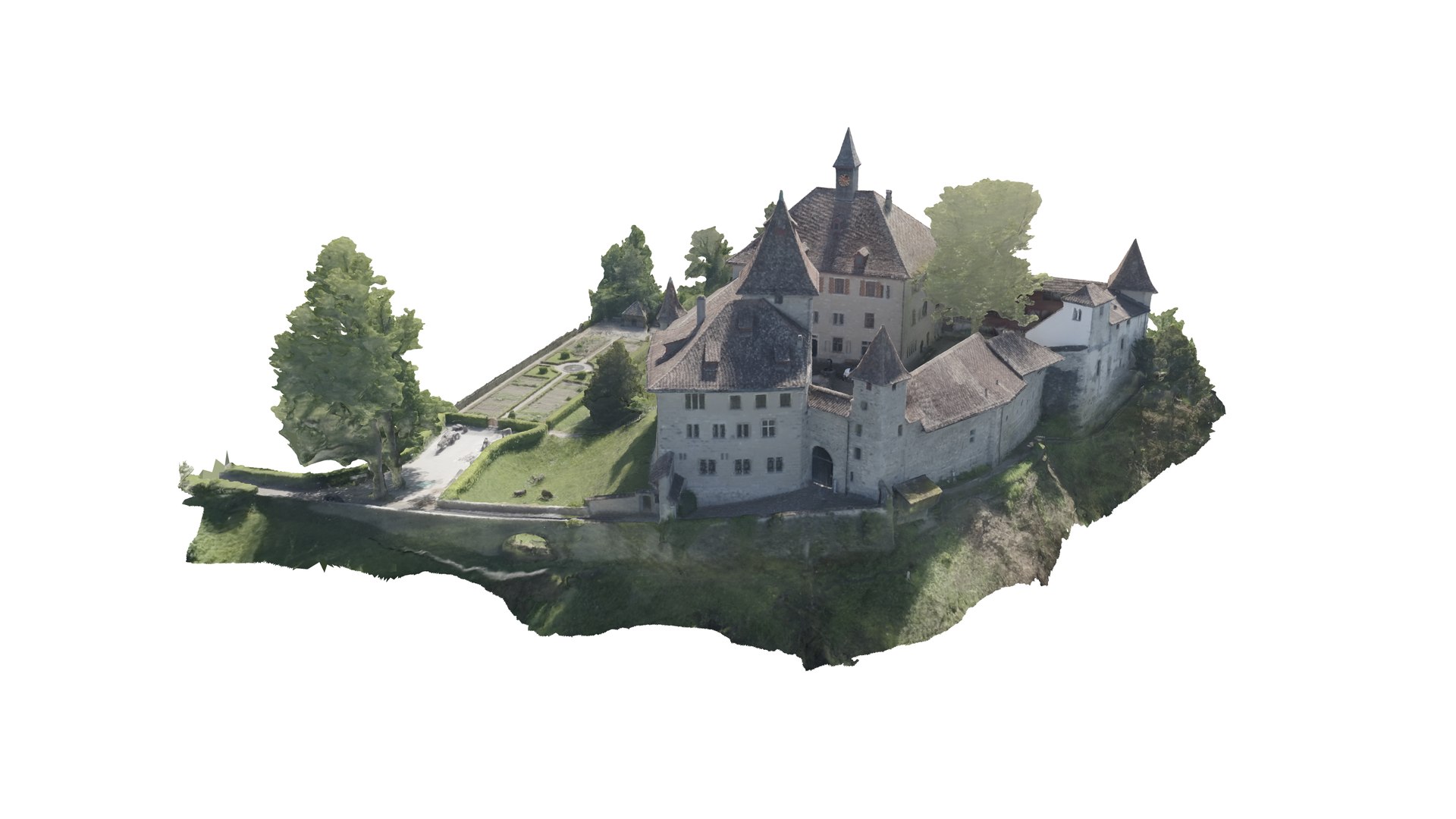 Kyburg Winterthur Castle Model - TurboSquid 1941715