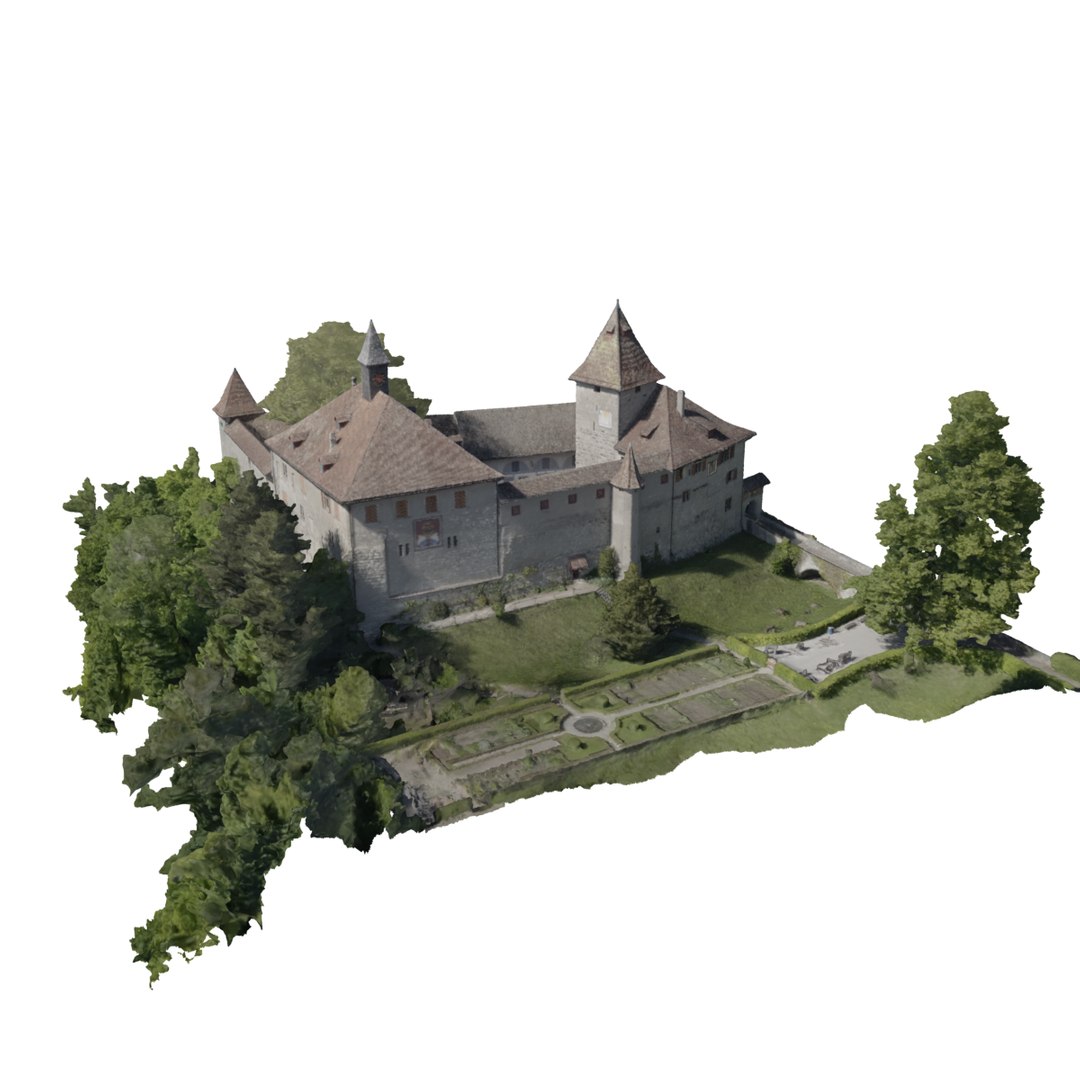 Kyburg Winterthur Castle Model - TurboSquid 1941715