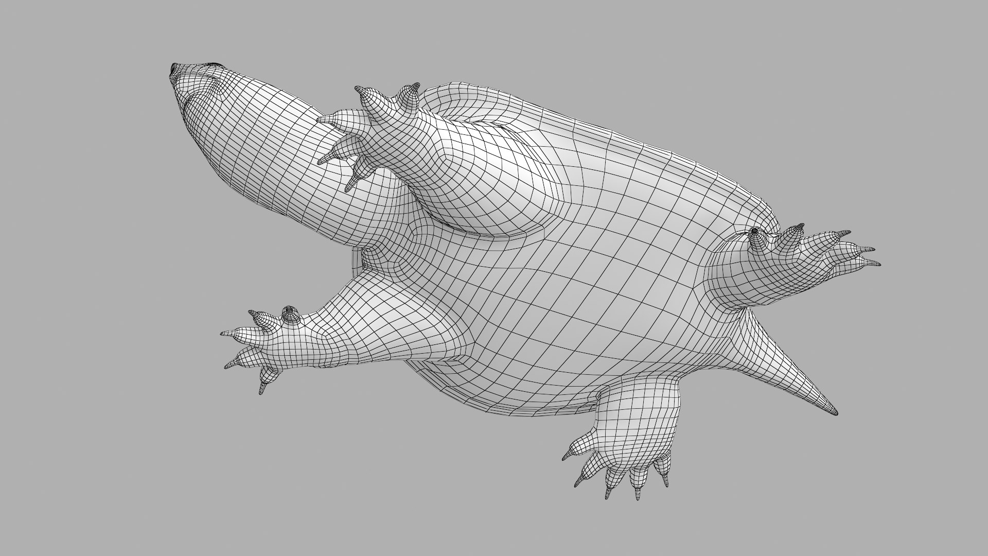 3D Common Snapping Turtle Model - TurboSquid 1466049