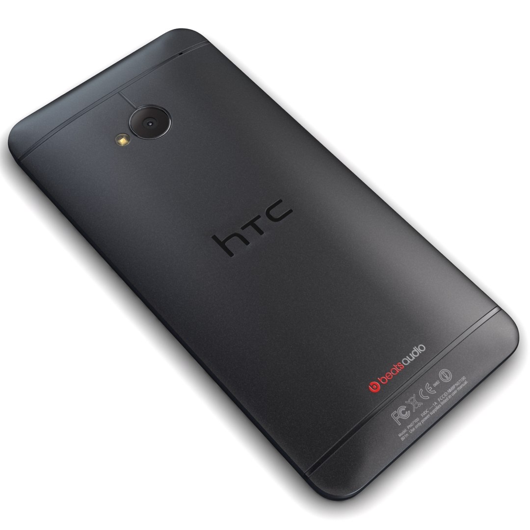 Htc Black Cellphone 3d Model