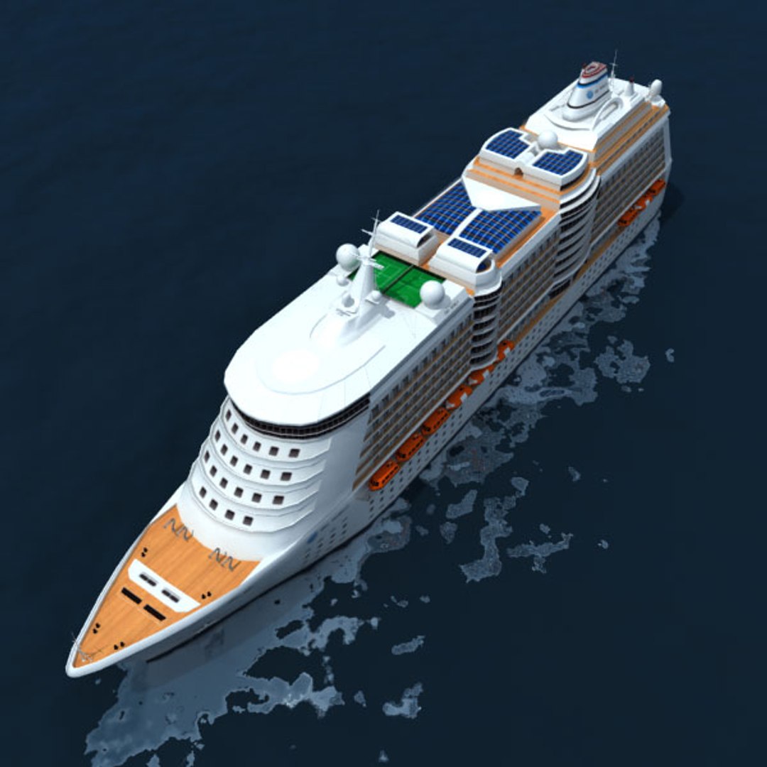 Cruise Ship 3d Model