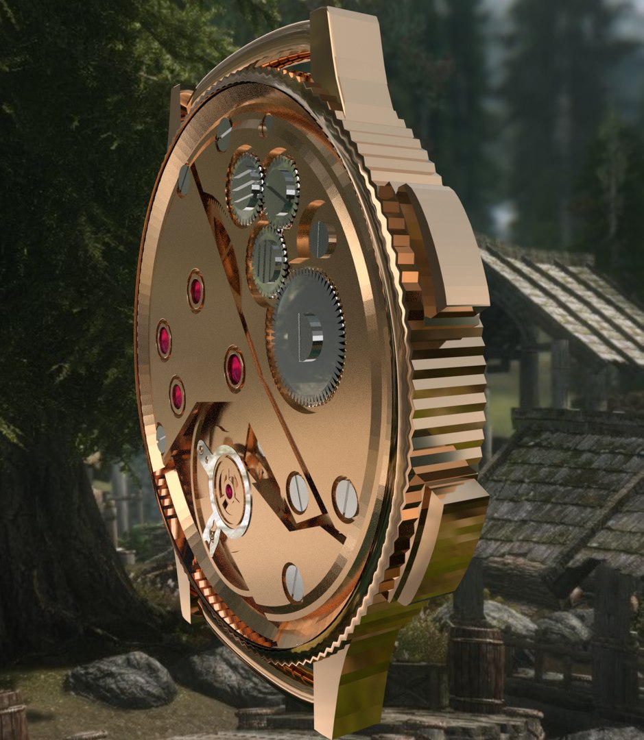 3D Model Hand Watch Astronomical - TurboSquid 1215833