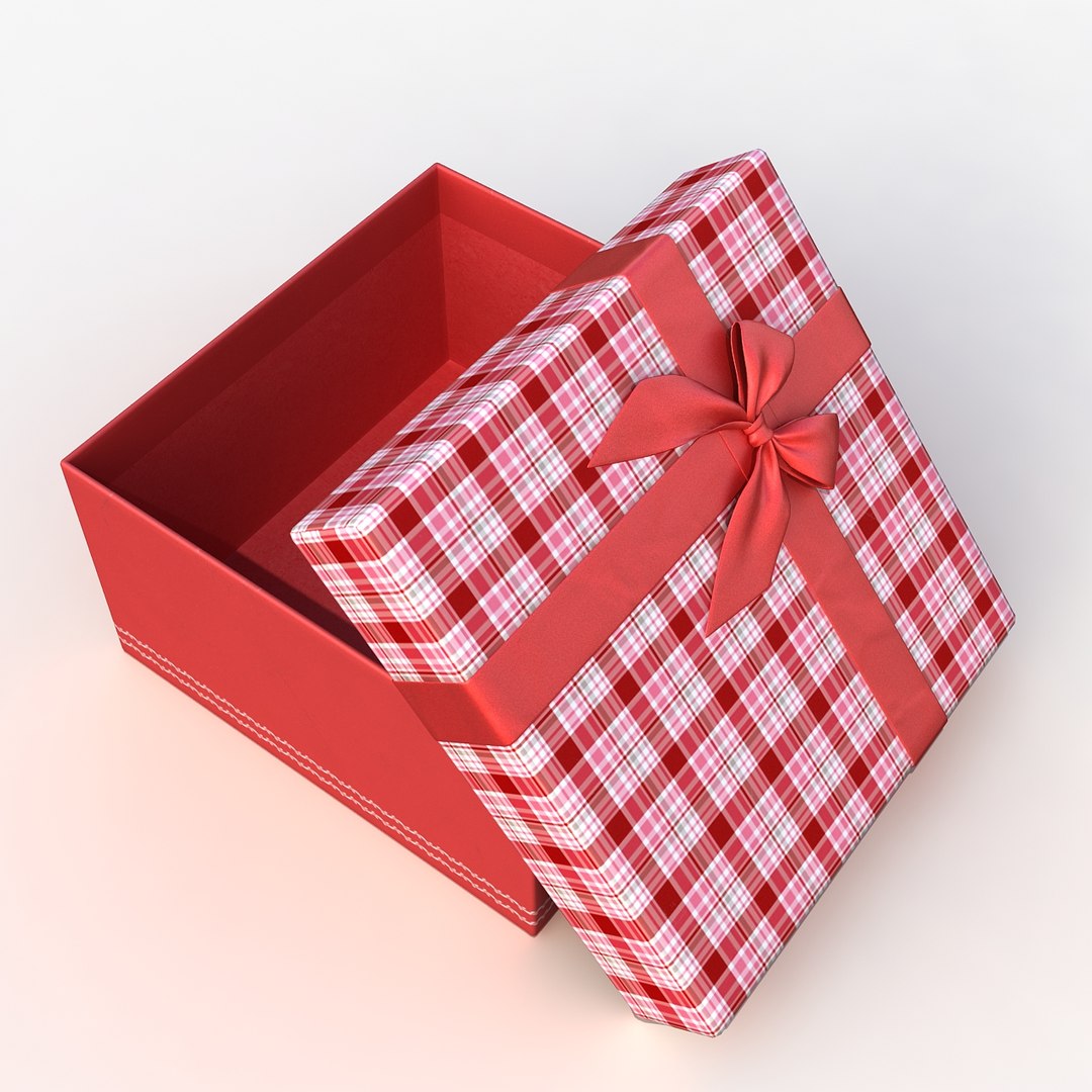 3d Model Of Gift Box